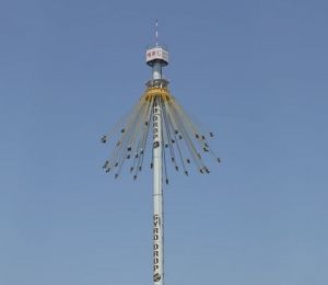 Gyro Drop, un nouveau manège tour de chute à sensations fortes - Vidéo