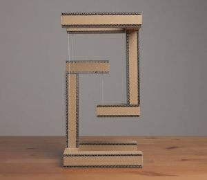 La tenségrité avec une structure en carton - Vidéo